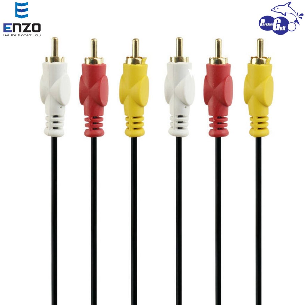 کابل صدا 3به3 برند ENZO 1.5M(قیمت+مشخصات+کیفیت+خرید)